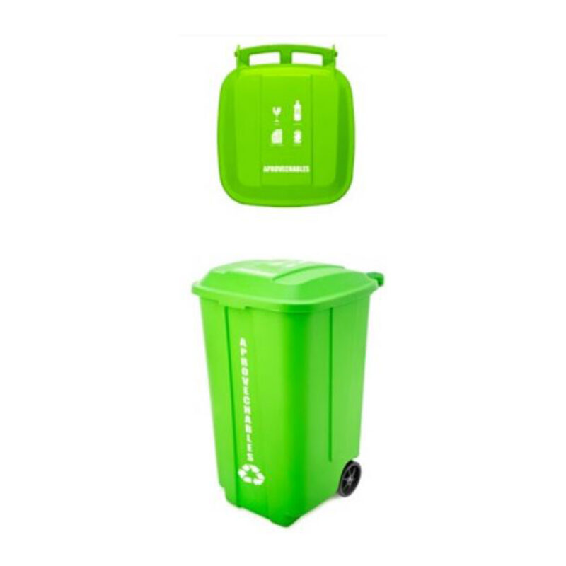 Tacho Recolector Ecologico 188.5 LT – Aprovechables – Verde – Venta de ...