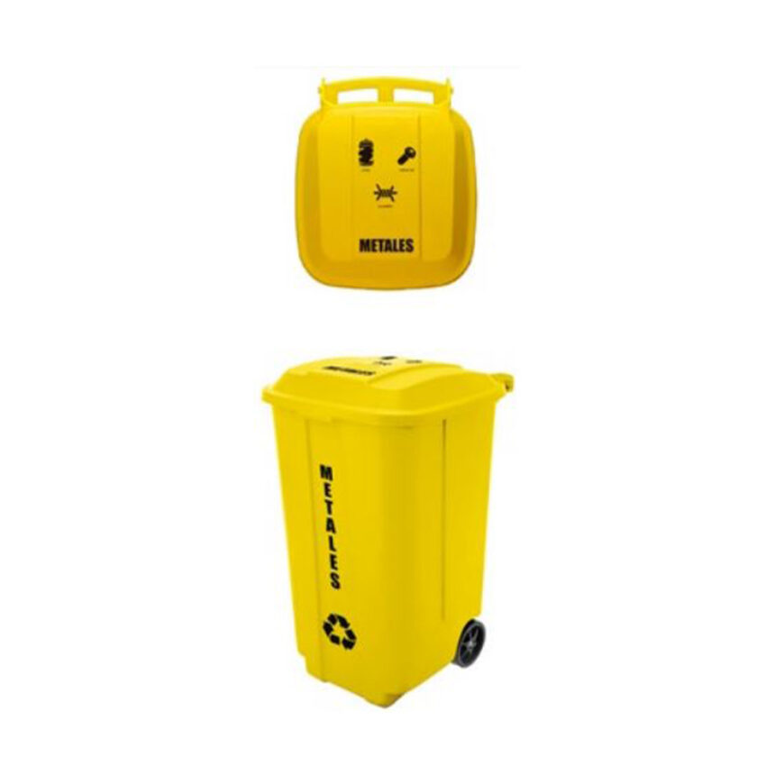 Tacho Recolector Ecológico 188.5 LT – Metales – Amarillo – Venta de ...
